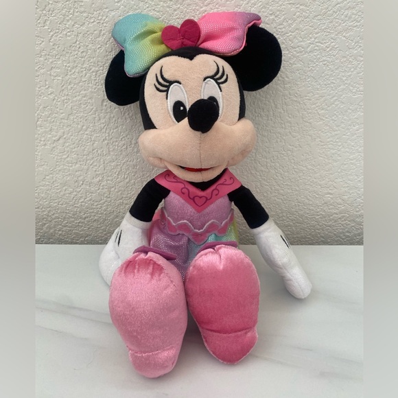Disney | Toys | Disney Junior Minnie Mouse Sparkle Sing Plush 3 | Poshmark